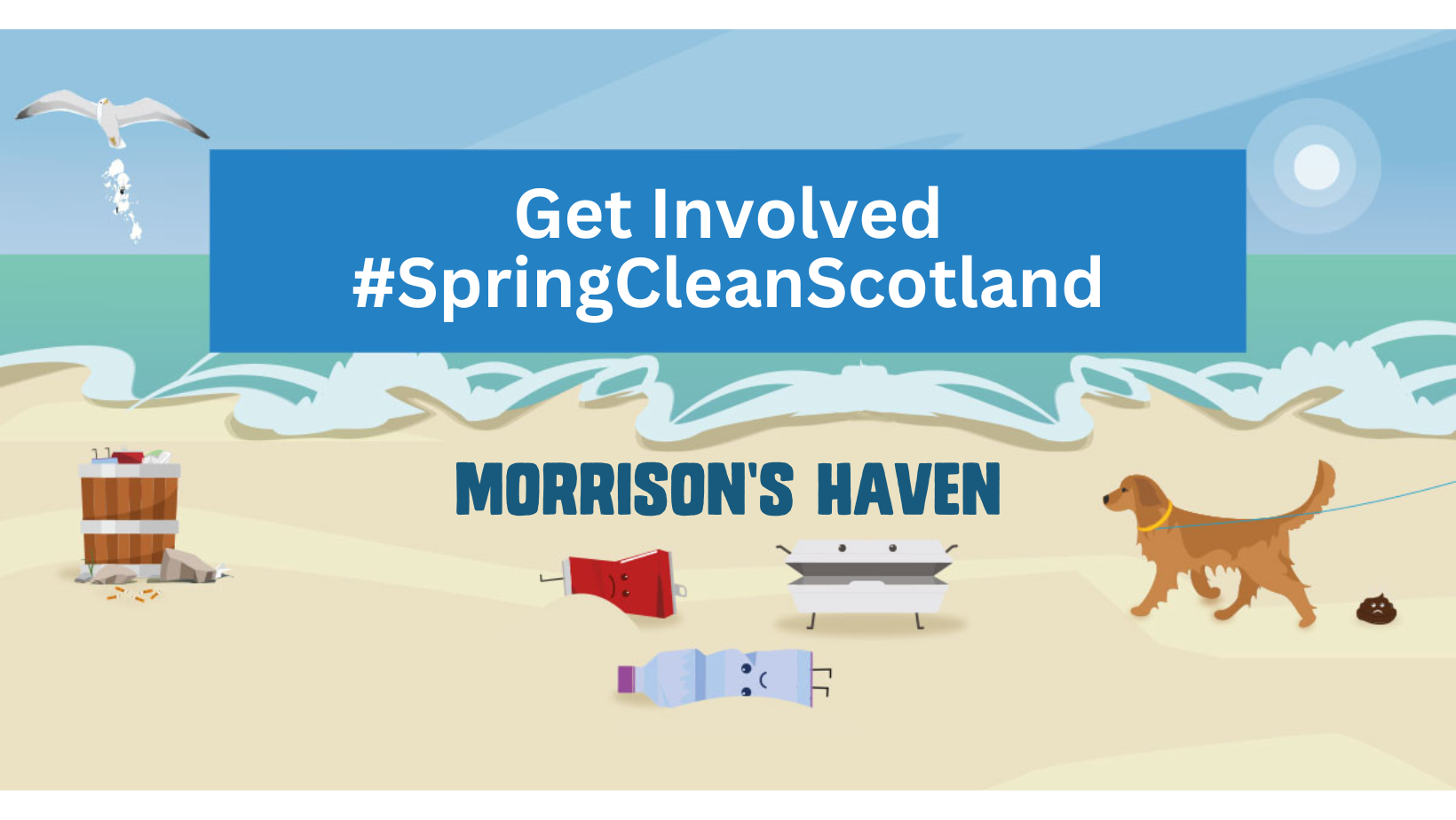 Spring Clean Scotland: Morrison's Haven - Scottish Seabird Centre
